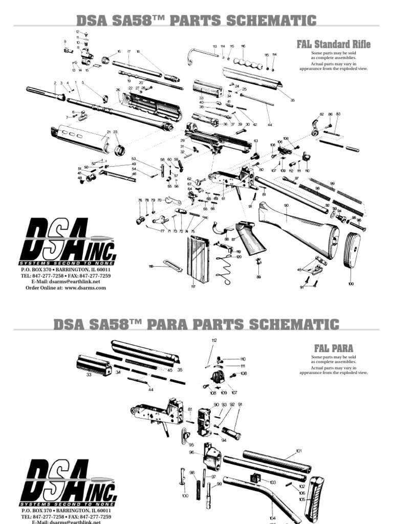 FAL SA58 Squematic