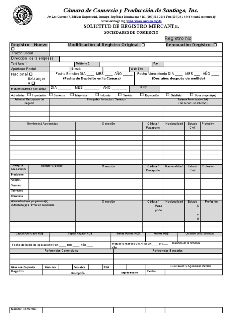 Registro Mercantil | PDF | Economias | Business