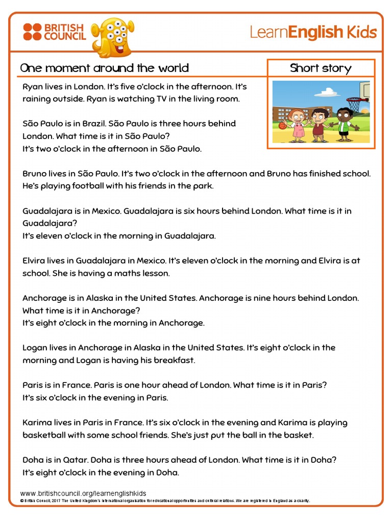 Short Stories One Moment Around The World Transcript | PDF | Travel ...