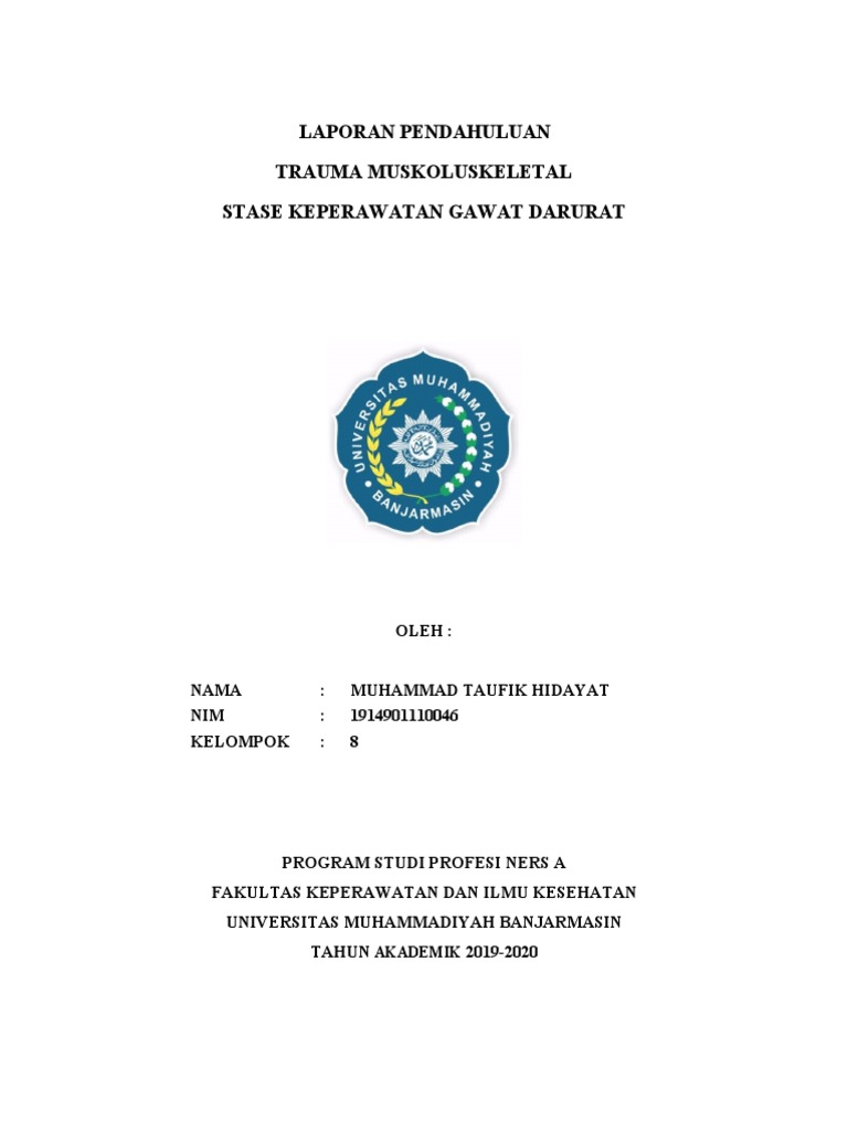 Penanganan Trauma Muskuloskeletal | PDF