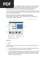 Partes y Herramientas de Movie Maker | PDF | Informática | Software