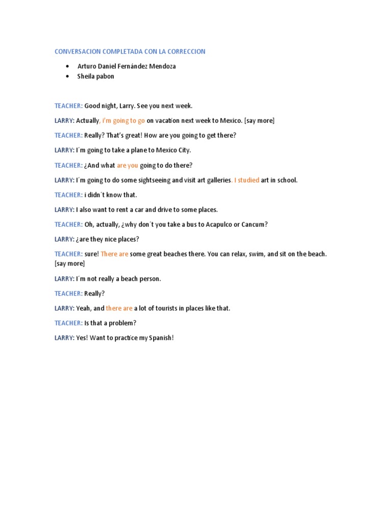 Ingles Conersacion | PDF