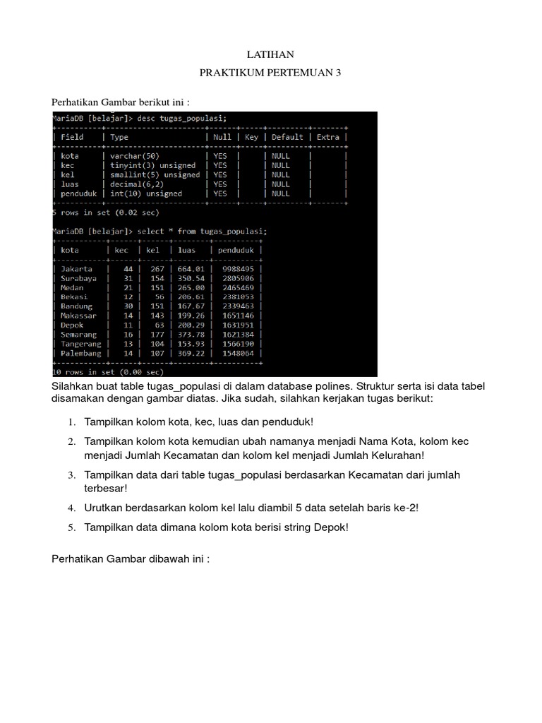 Tugas Praktikum 3 | PDF