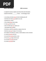 Aspekto NG Pandiwa - Worksheet | PDF | Morphology | Languages