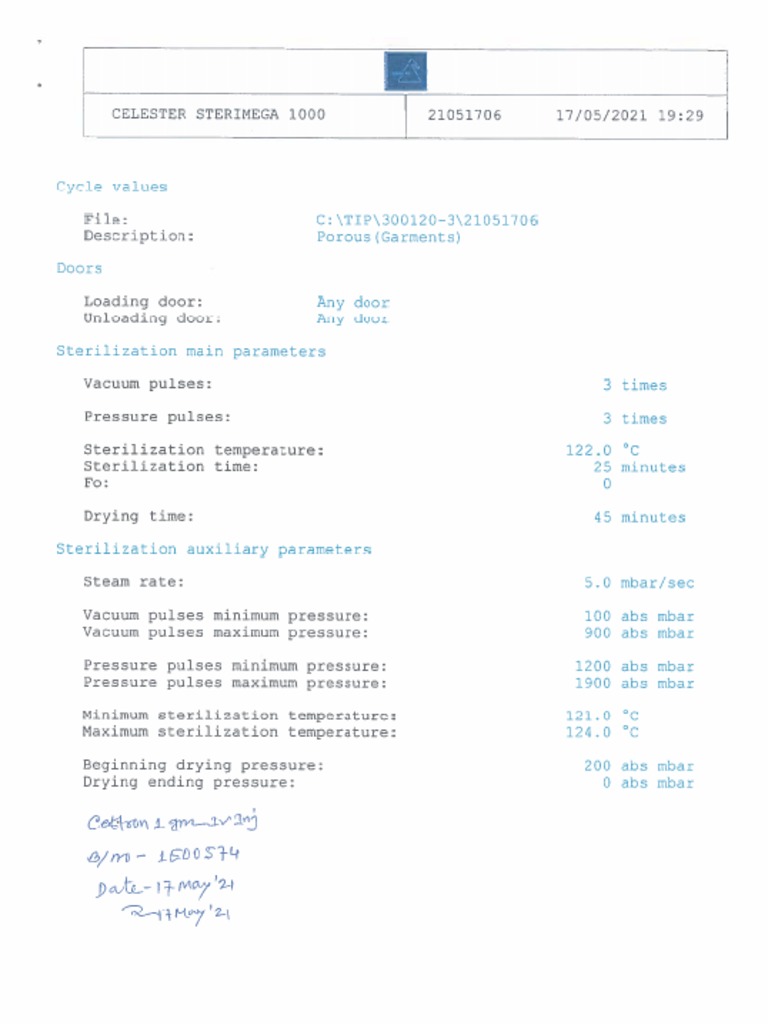 Autoclave Report | PDF