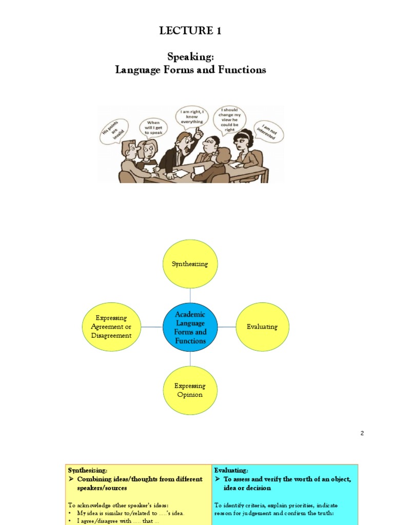 Language Forms and Functions | PDF | Idea | Judgment (Law)