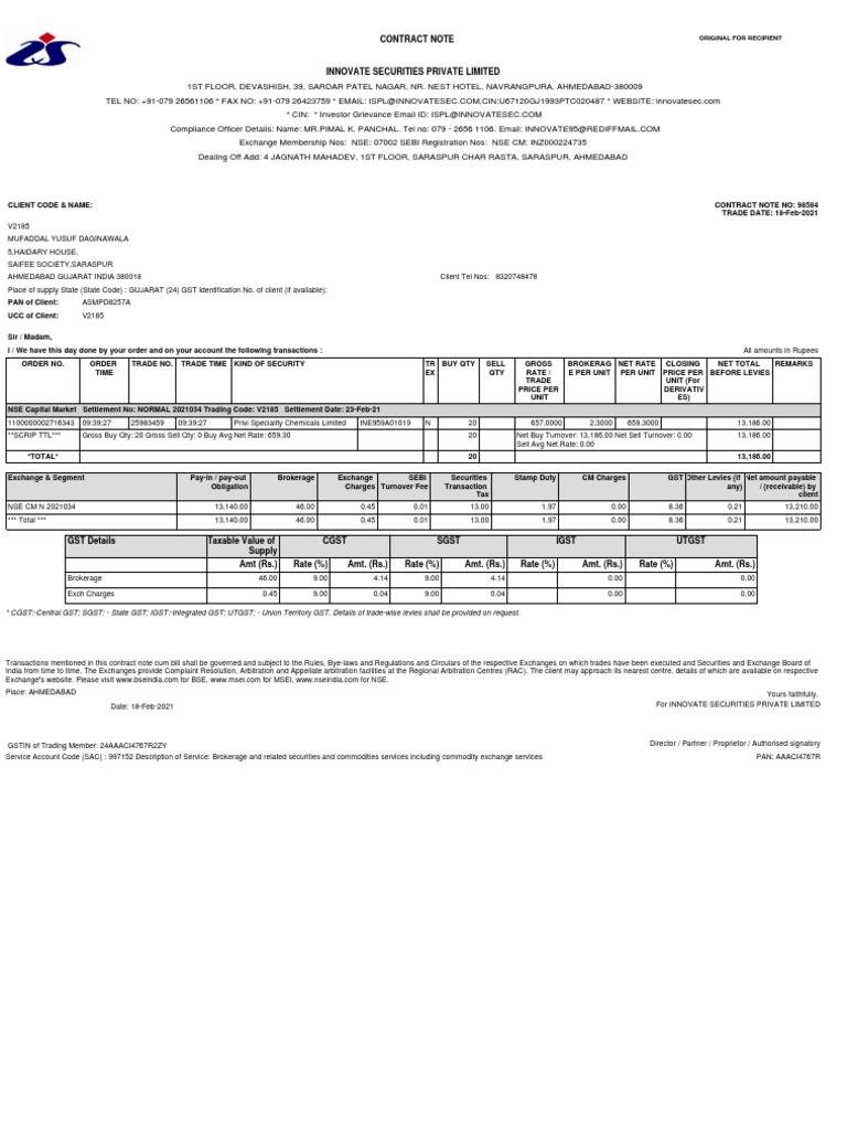 Contract Cum Bill GST | PDF | Taxes | Economies