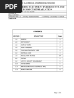 Method Statement Cable Glanding Termination | PDF | Insulator (Electricity) | Electrical Wiring