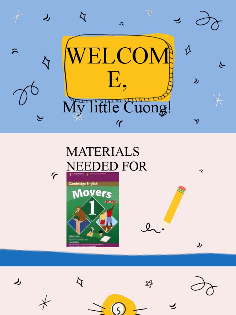 Movers 1 Test Materials List | PDF