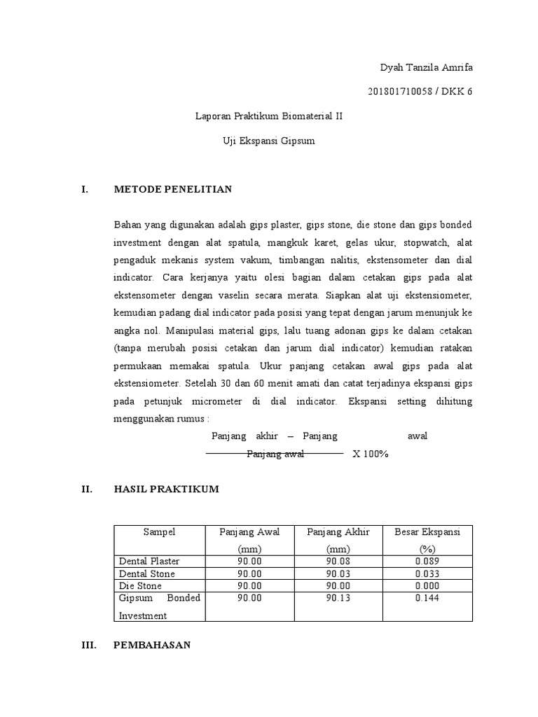 Uji Ekspansi Gipsum | PDF | Seni | Teknologi & Rekayasa