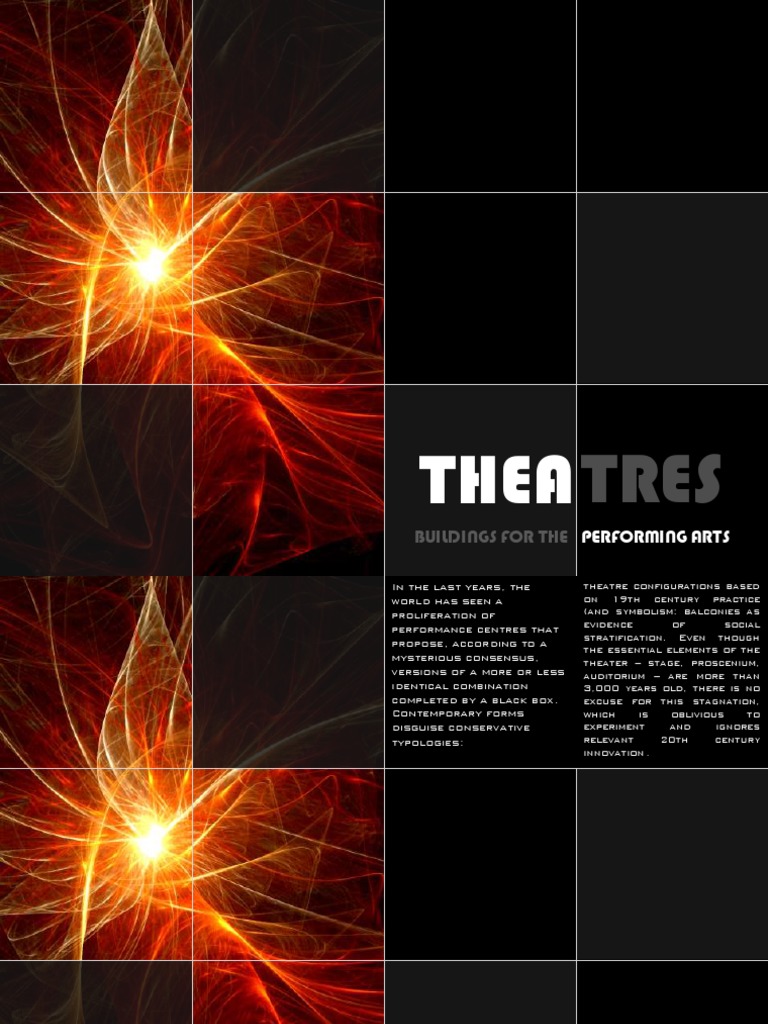 Evolution of Theatre Architecture | PDF | Oral Literature | Entertainment