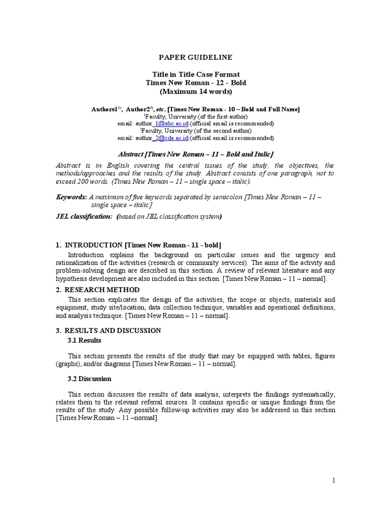 Jep Template | PDF | Times New Roman | Computing