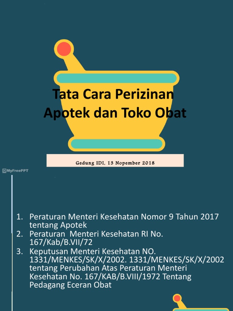 REGULASI PERIZINAN APOTEK DAN TOKO OBAT | PDF REGULASI PERIZINAN APOTEK DAN TOKO OBAT | PDF