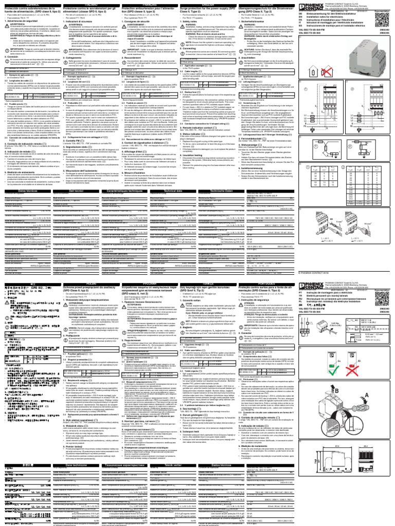Userguide VAL SEC T2 3S 350 FM Type2 | PDF | Électrotechnique ...