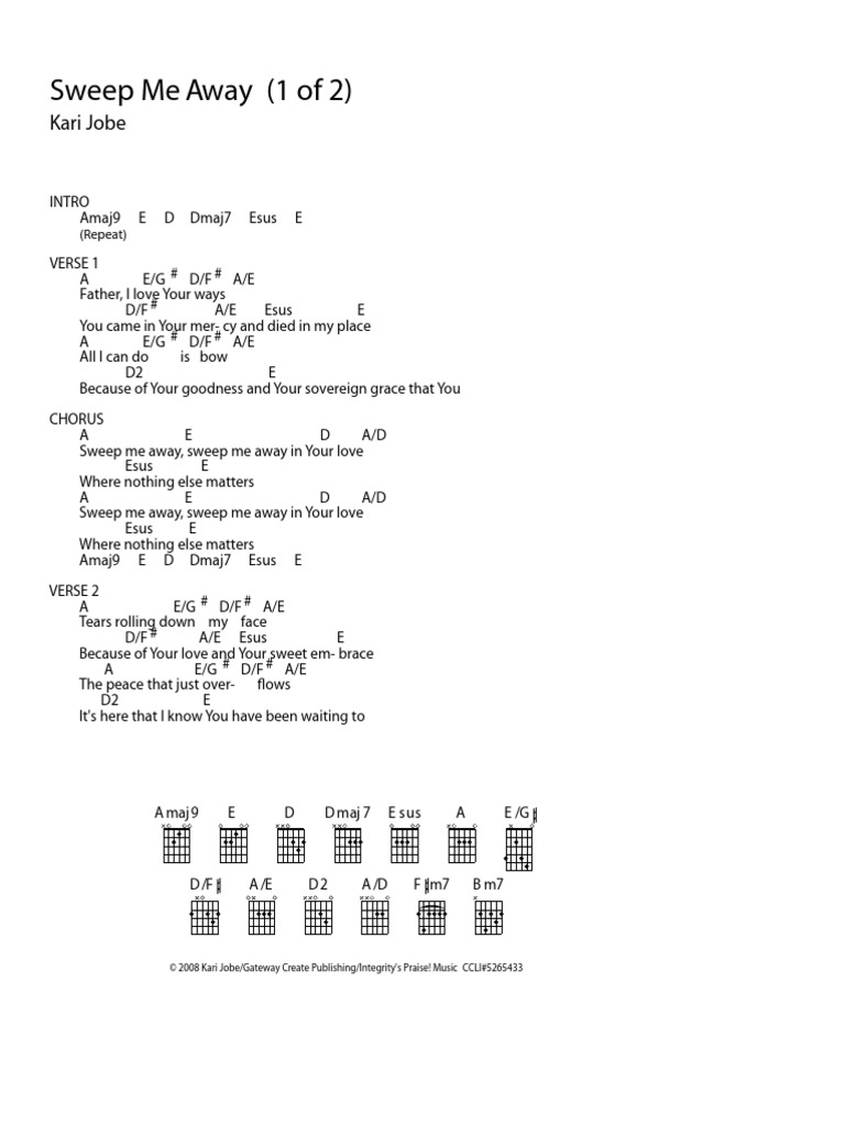 Sweep Me Away by Kari Jobe | PDF | Language Arts & Discipline | Art