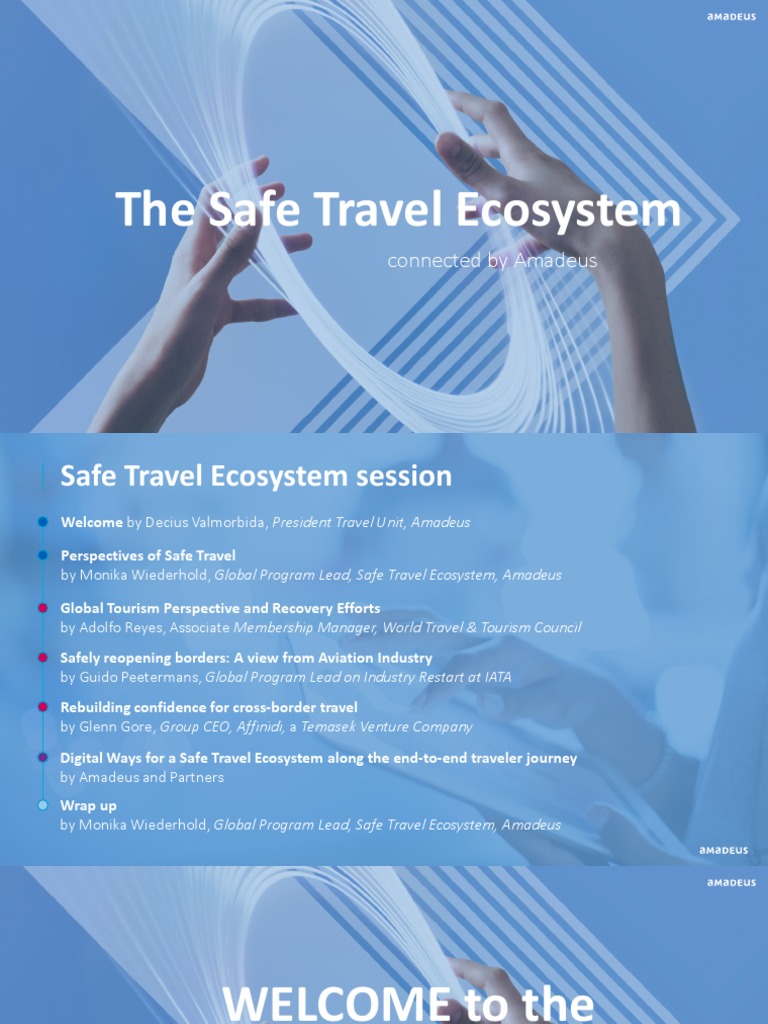 Safe Travel Ecosystem Overview | PDF | Authentication | Airlines