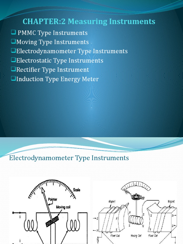 CHAPTER:2 Measuring Instruments | PDF | Rectifier | Electromagnetic ...
