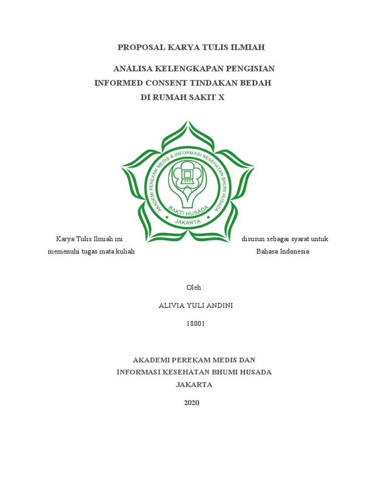 Analisa Informed Consent Bedah RS X | PDF | Komputer