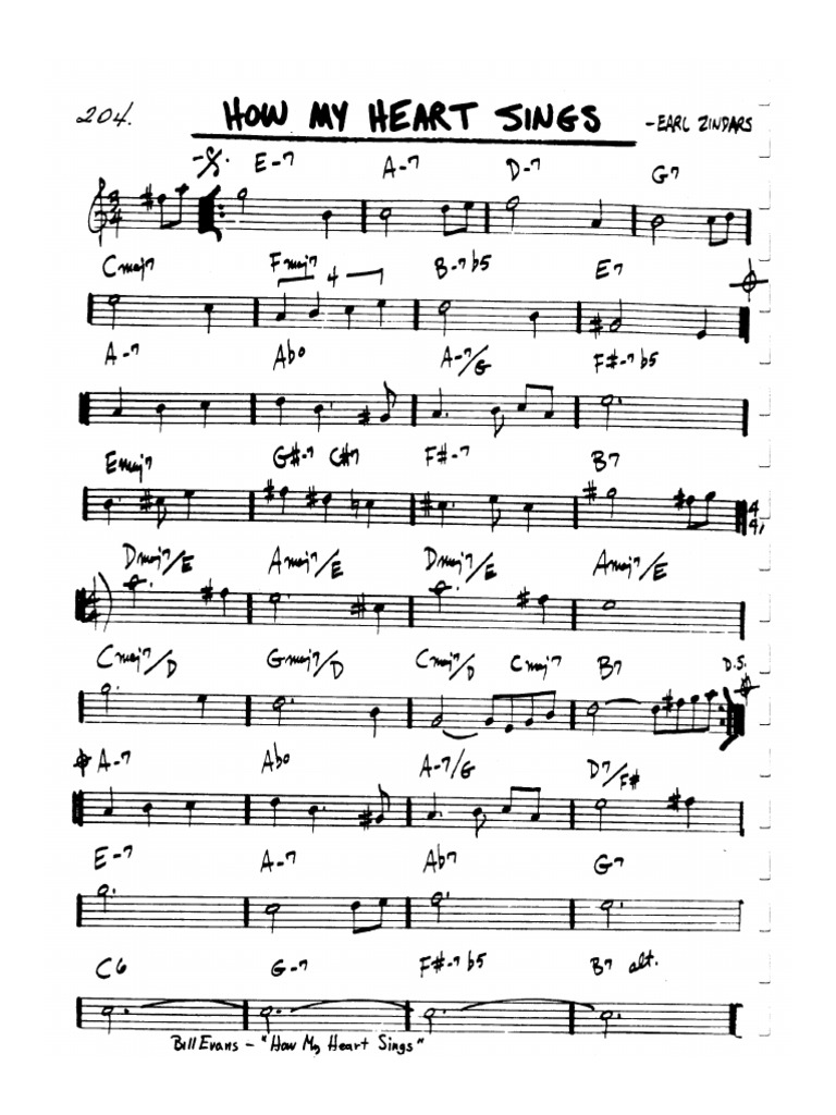How My Heart Sings | PDF