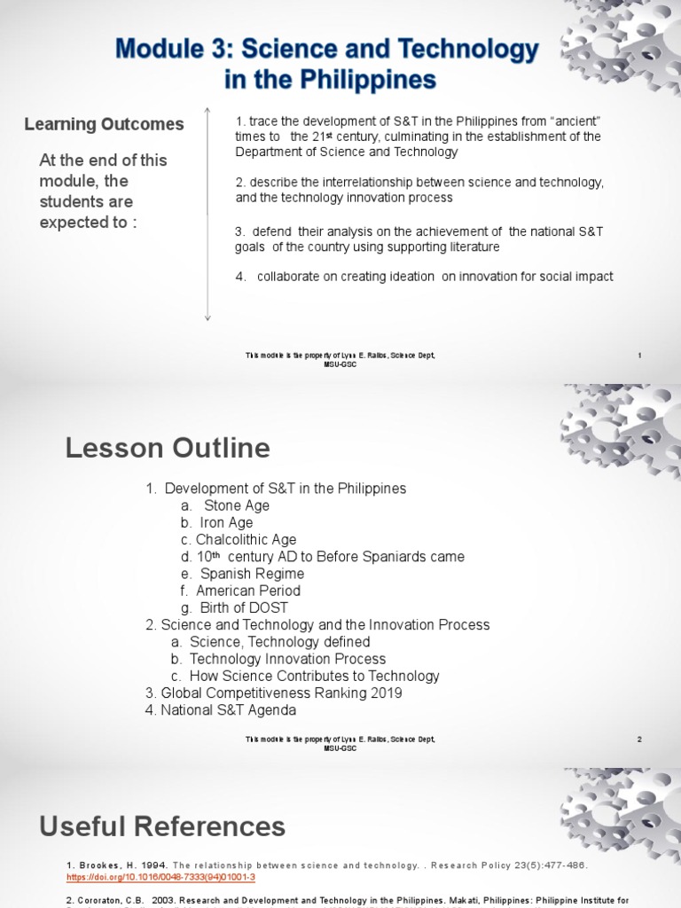 Evolution of S&T in the Philippines | PDF | Design Thinking | Innovation
