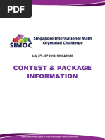 Past Papers 2019 SASMO G7 | PDF | Numbers | Vertex (Graph Theory)