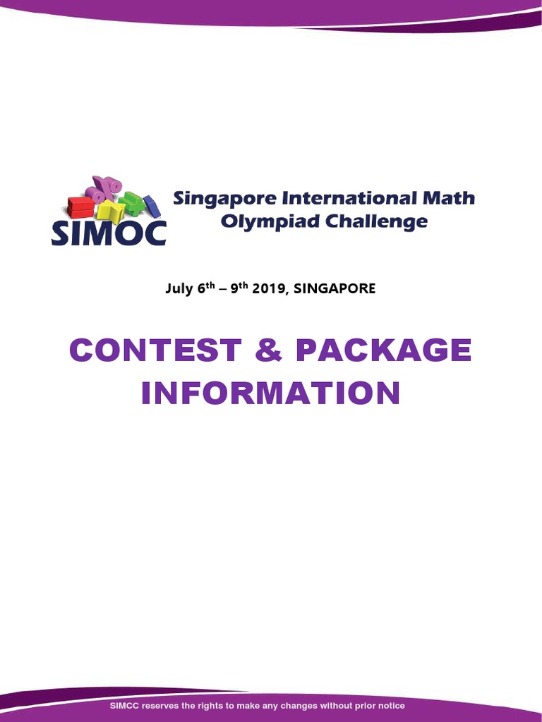 SIMOC 2019 | PDF | Teaching Mathematics