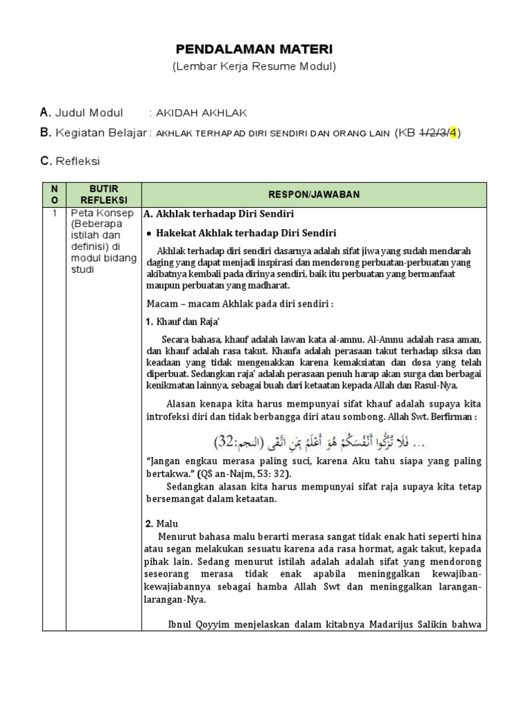 LK - Resume Modul 5 KB 4 | PDF