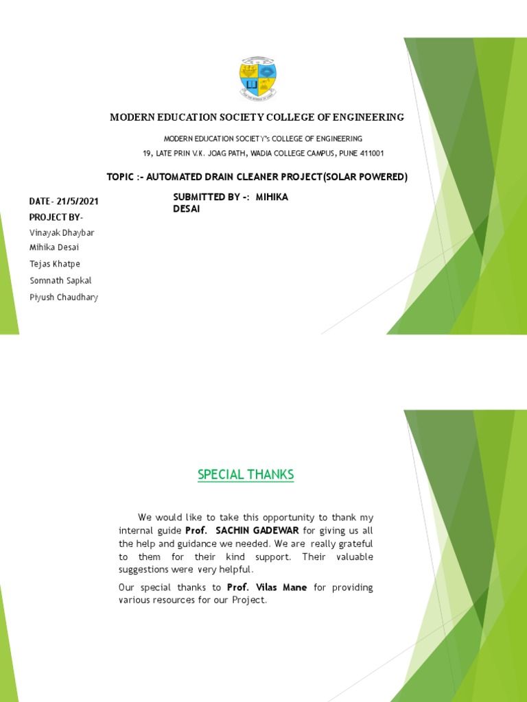 PBL Project On Drain Cleaner | PDF | Storm Drain | Waste