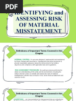 Assessing Risks of Material Misstatement | PDF | Financial Audit | Audit