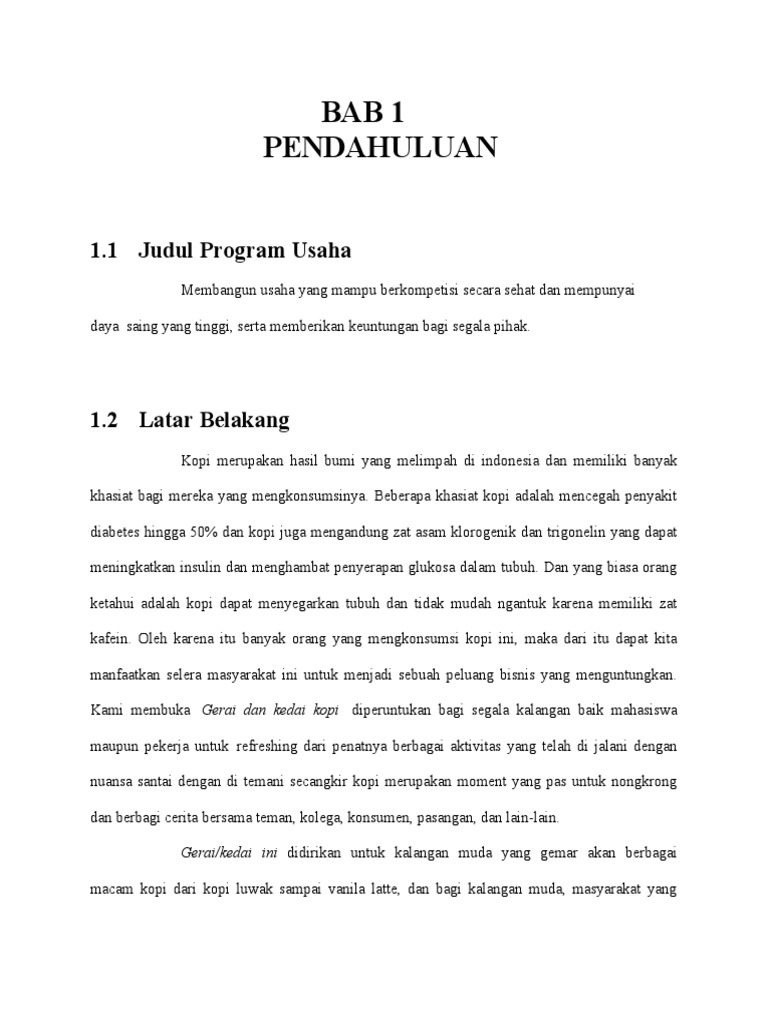 Gerai Kopi APB | PDF