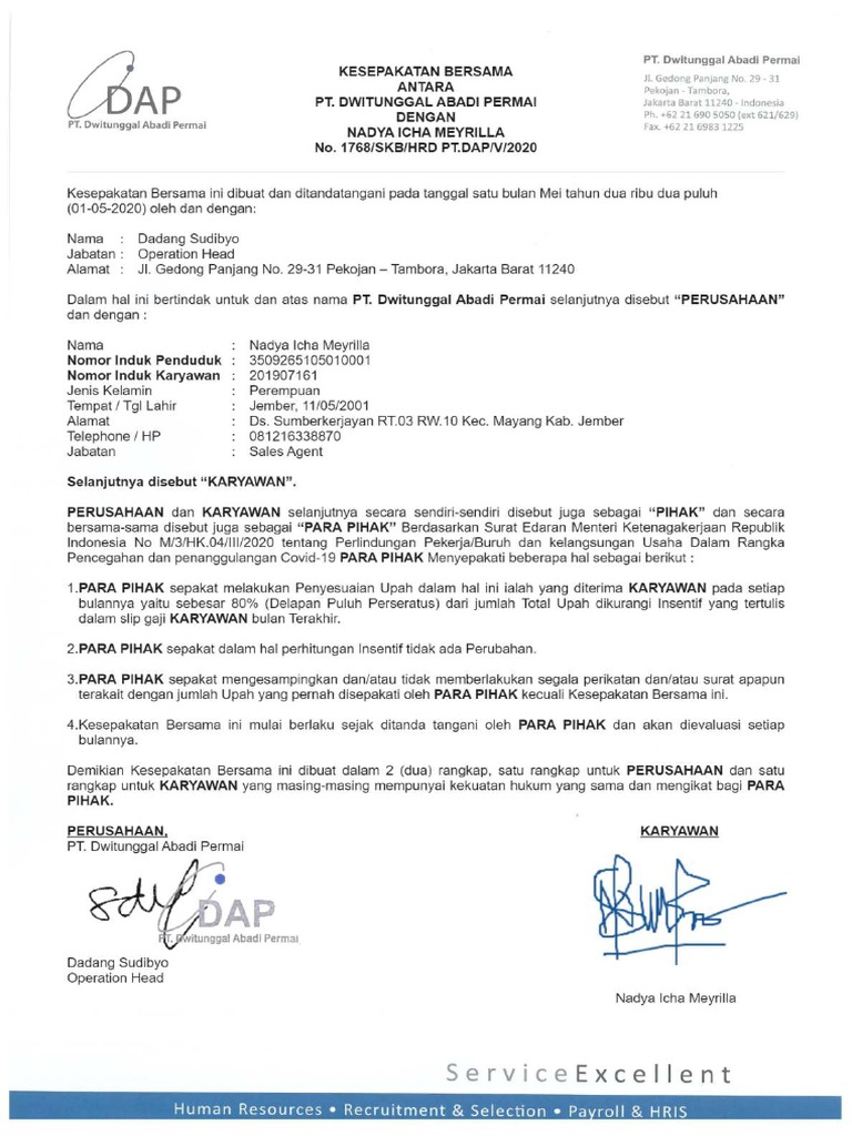 Surat Keputusan Bersama | PDF