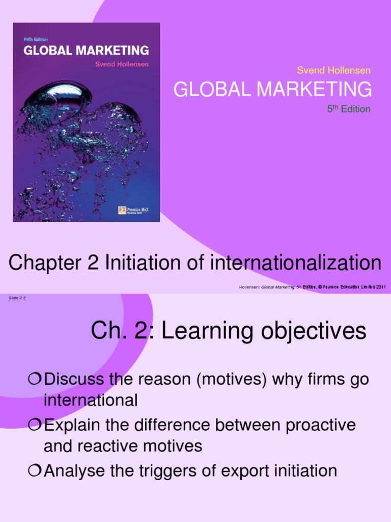 Chapter 2 - Global Marketing (Hollensen 2017) | PDF | Exports ...