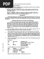 Sample Partition Agreement Document | PDF | Deed | Document