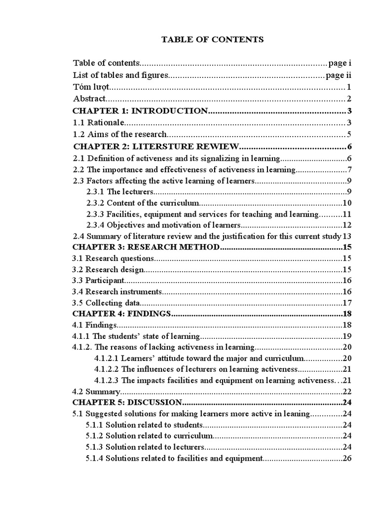 File - 20200411 - 203851 - Table of Contents | PDF | Learning | Curriculum