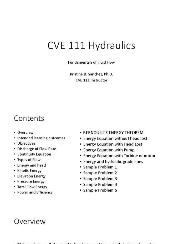Topic 8 Fundamentals of Fluid Flow | PDF | Fluid Dynamics | Laminar Flow