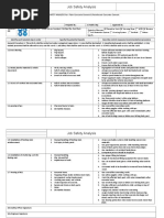 JSA For Plaster Work | PDF | Working Conditions | Occupational Safety And Health