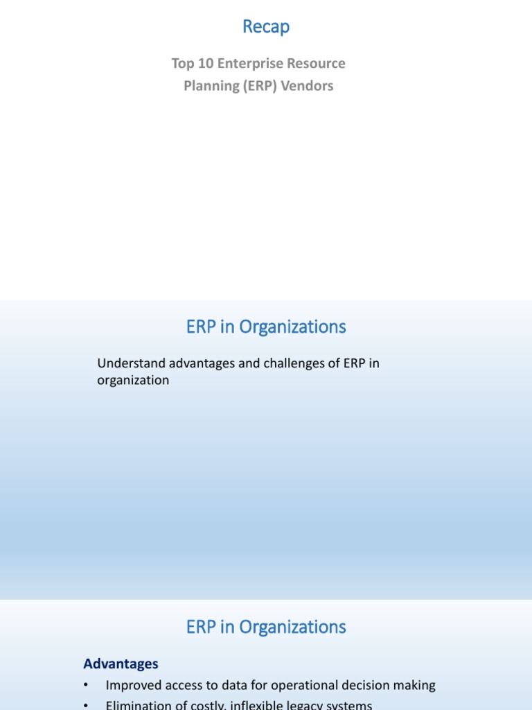 ERP Complete | PDF | Enterprise Resource Planning | Return On Investment