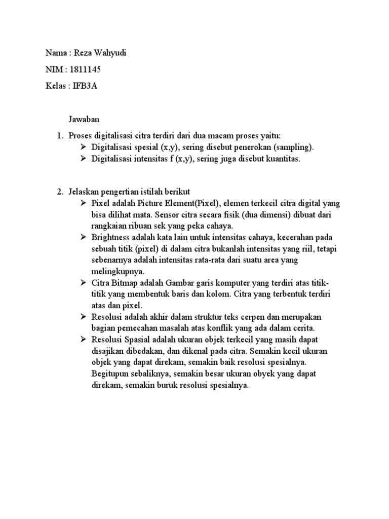 Tugas PCD Ke 2 | PDF