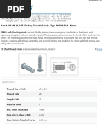 Self-Clinching Nut Data Sheet (PEM) | PDF | Nut (Hardware) | Screw