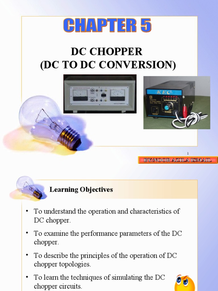 DC Chopper (DC To DC Conversion) | PDF | Electrical Engineering ...