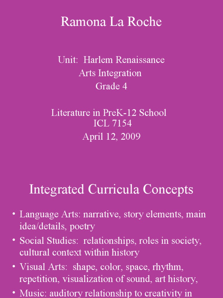 Romare Bearden Art Literacy Lesson | PDF | Harlem Renaissance