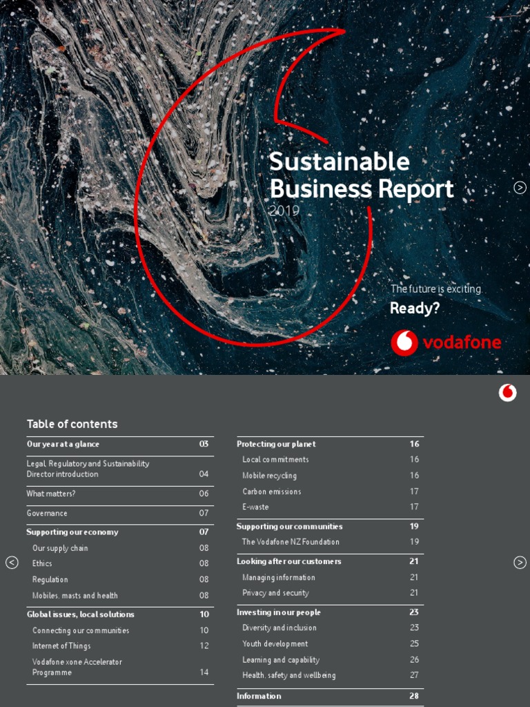 Vodafone Sustainability Report Final 2019 | PDF | Internet Of Things ...
