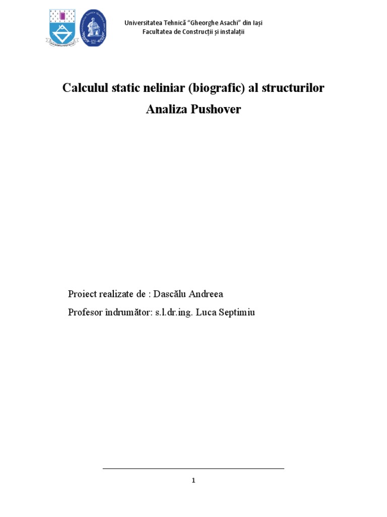 Analiza Pushover | PDF
