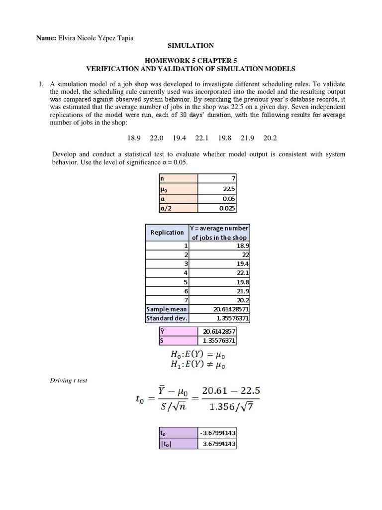 HW 5 CHAP 5 Simulación Espol | Download Free PDF | Confidence Interval | Statistical Inference