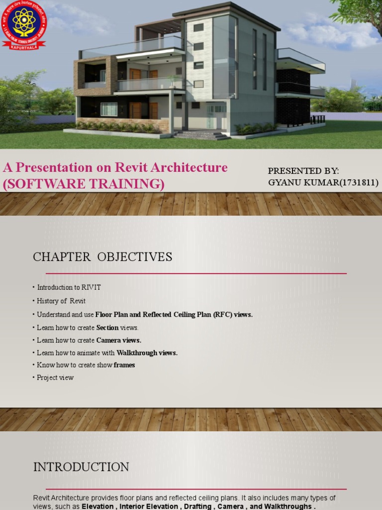 A Presentation On Revit Architecture: (Software Training) | PDF ...