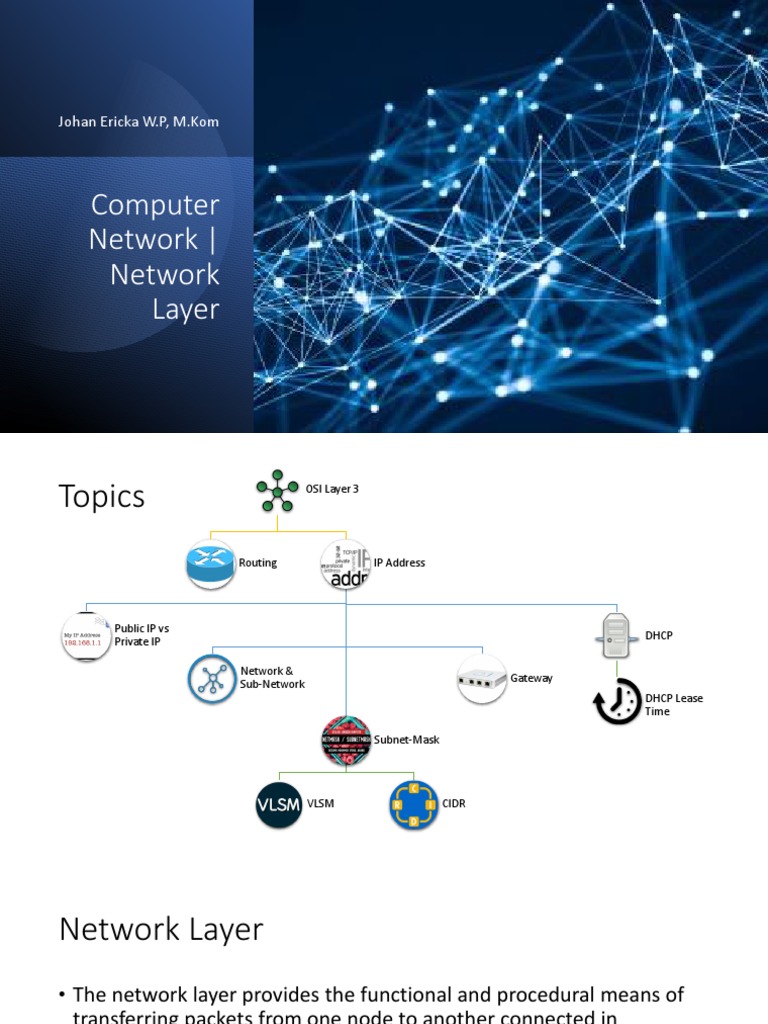 Understanding Network Layer Concepts | PDF | Ip Address | Computer Network