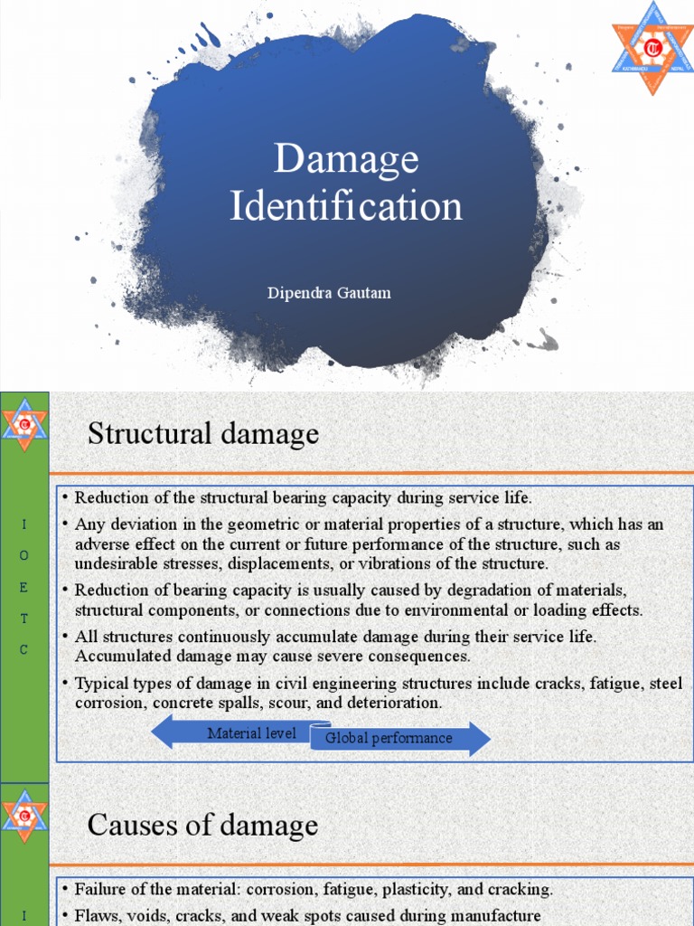Damage Identification | PDF | Wavelet | Nondestructive Testing