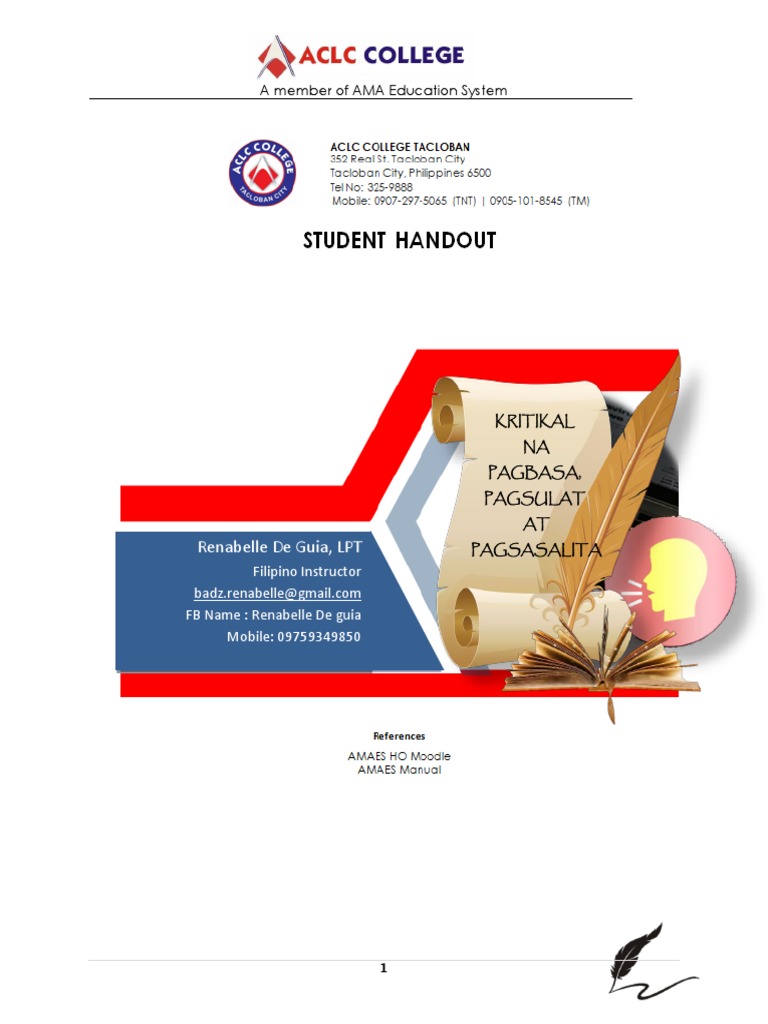 Aralin 2 Teorya NG Pagbasa