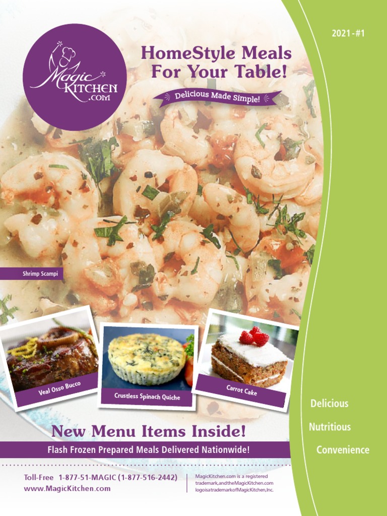 Homestyle Meals For Your Table!: New Menu Items Inside! | Download Free ...