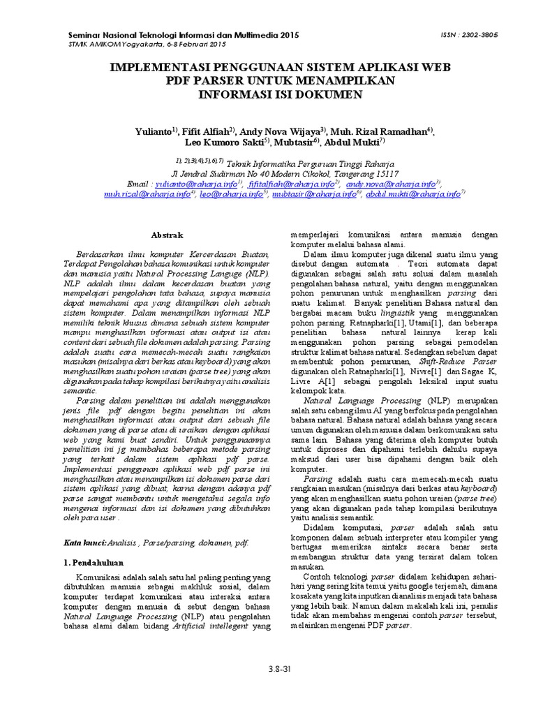 Implementasi Penggunaan Sistem Aplikasi Web | PDF